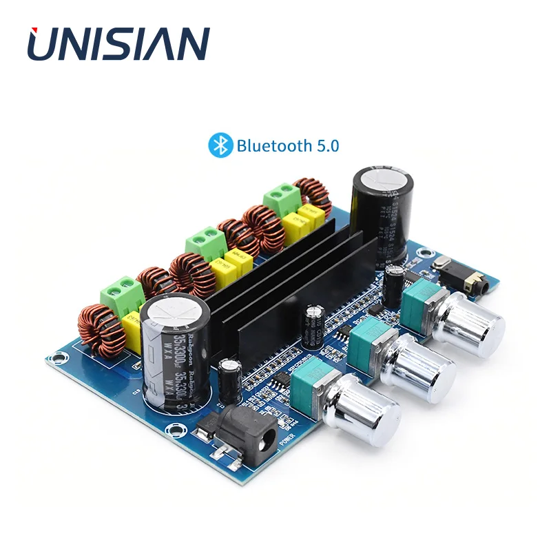 Unisian Bluetooth 5.0 Tpa3116 2.1 Audio Power Amplifier Board 50wx2+bass 100w Tpa3116d2 Hifi ...