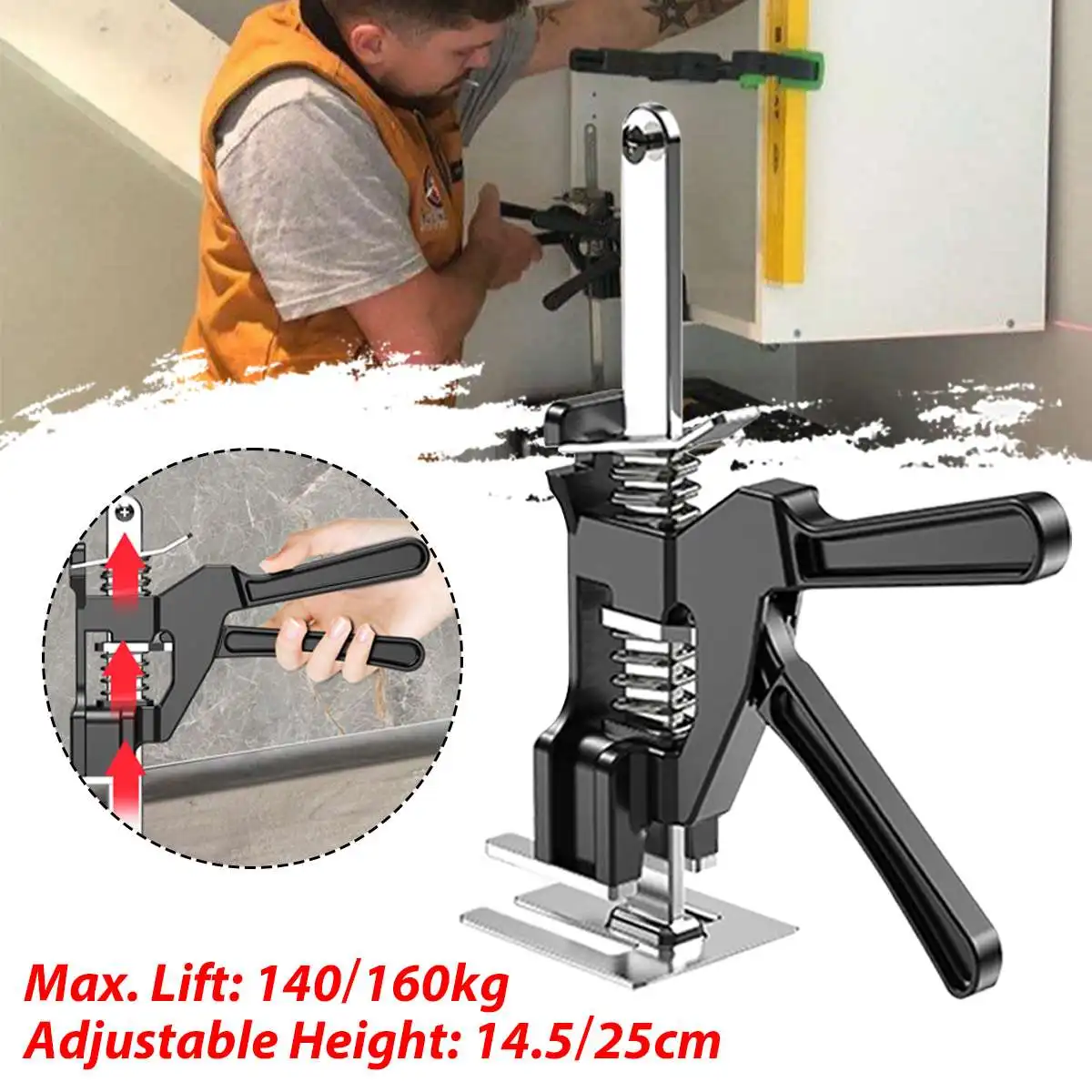 ประหยัดแรงงานแขนประตูบอร์ด Lifter เฟอร์นิเจอร์ Lifter ตู้คู่มือการใช้ ...