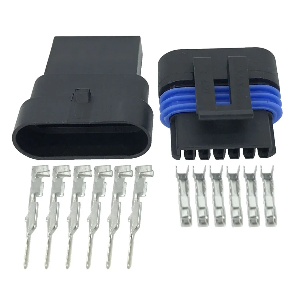 6 Pin Hohe Qualität Auto Gehäuse Kunststoff Kabelbaum Stecker mit ...