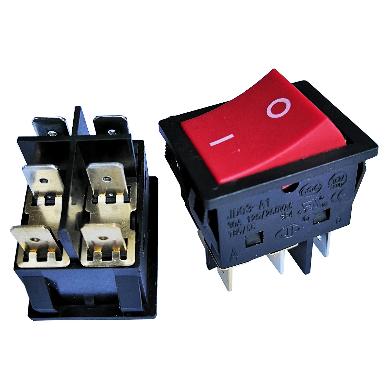 2pcs 6pins 30a 125v/250v Large Current Rocker Power Switches For ...