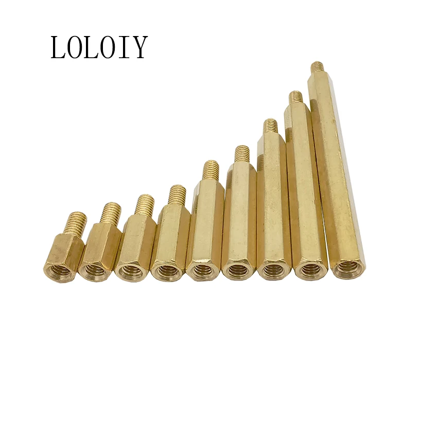 Pcb Standoff M3 Female Brass Hex Column Standoff Support Spacer Pillar ...
