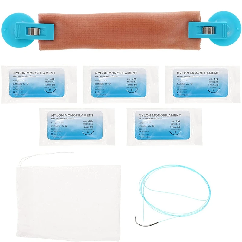 PPYY Suture Practice Kit Silicone Human Skin Suture Training Model ...