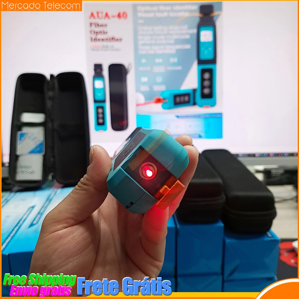 Frete grátis AUA 40 identificador de fibra óptica ao vivo com ...