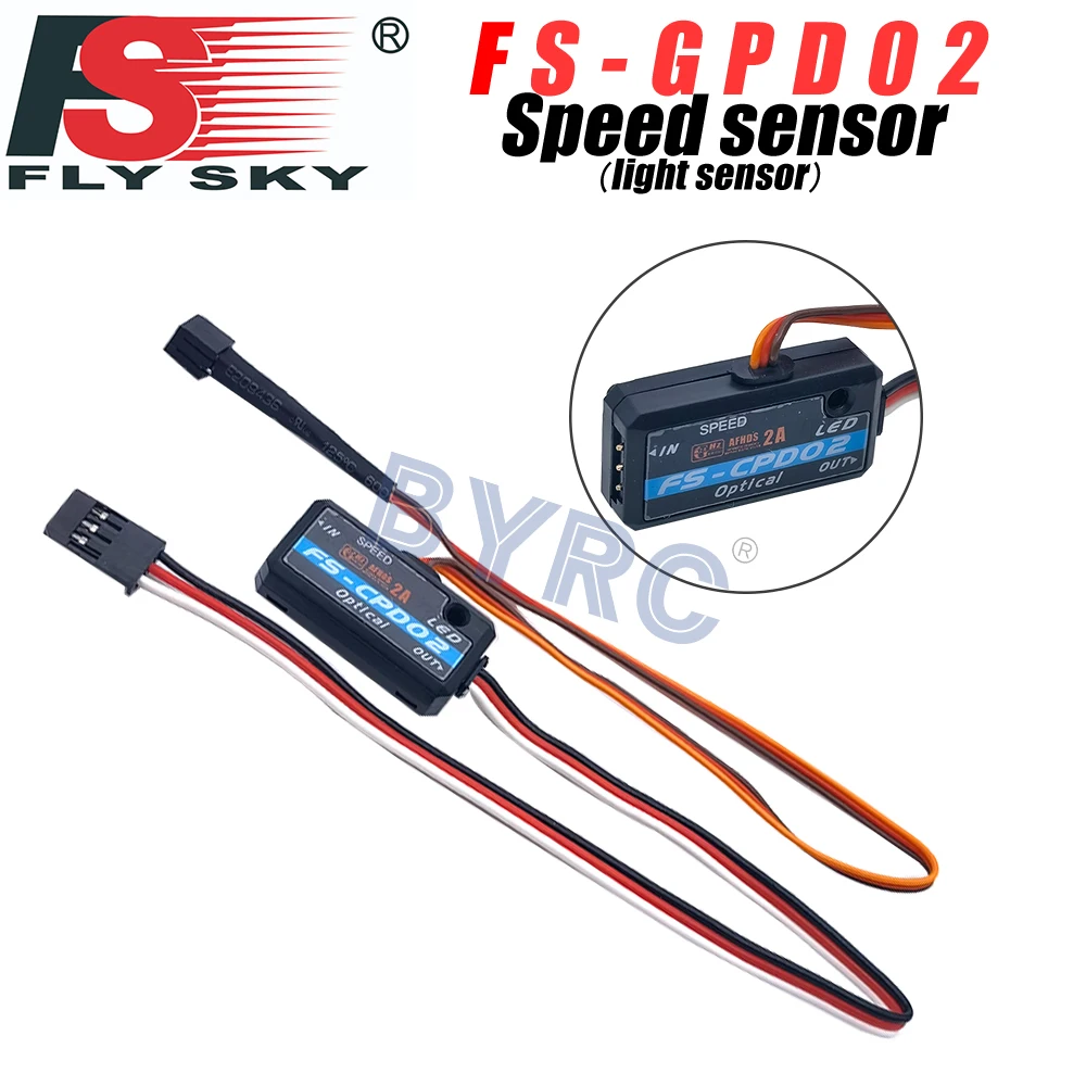 FlySky FS-CPD02 Speed sensor light sensor Telemetry Data Module Set for ...