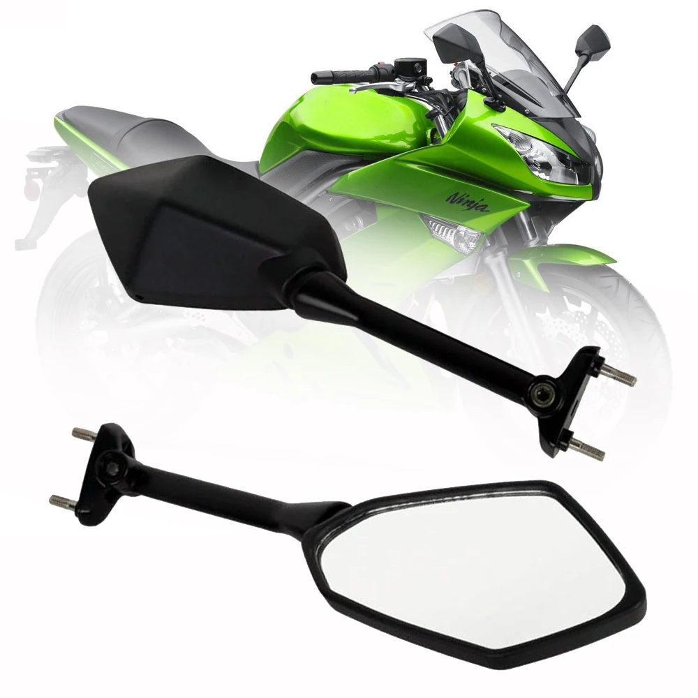 Motorcycle Rear View Side Mirrors mirror For Kawasaki NINJA 650R ER6F ...