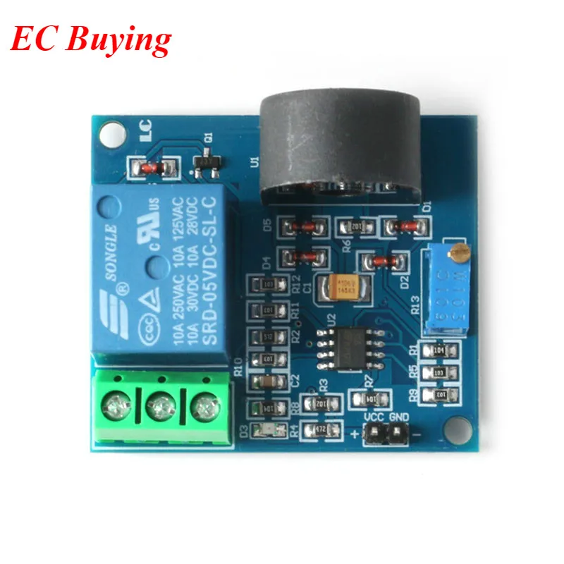 AC-Current-Sensor-5V-Relay-Module-High-Precision-Current-ZMCT103C ...
