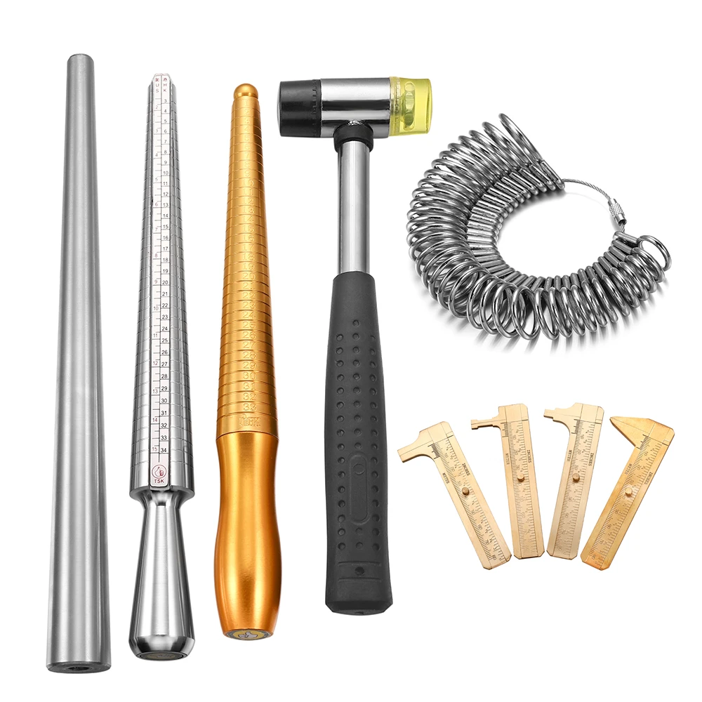 Professional Ring Enlarger Stick Mandrel Handle Hammers Ring Sizer ...