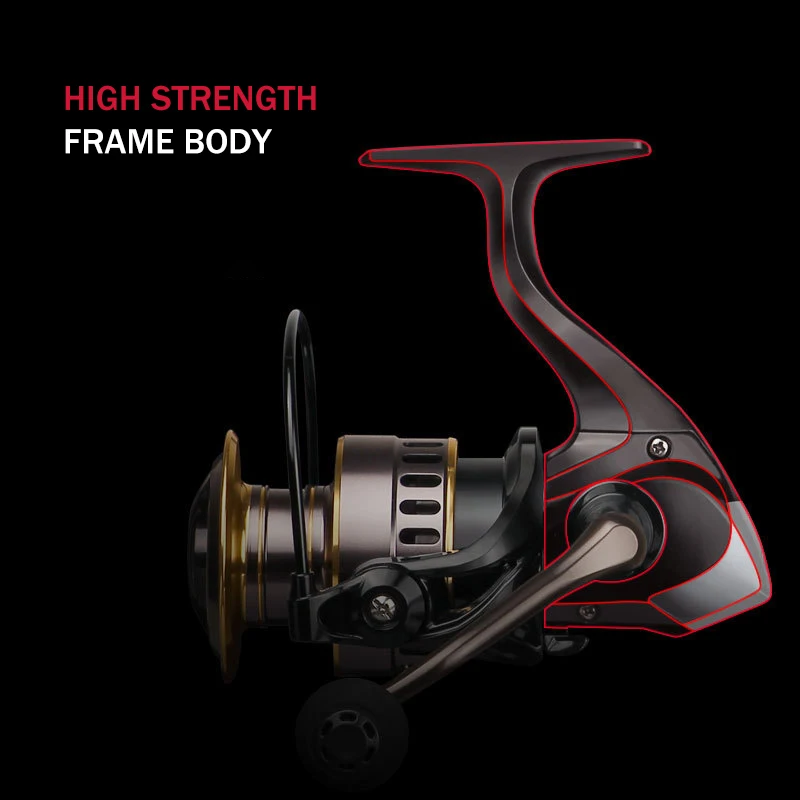 PUMEON Fishing Reel HE/HD7000 Max Drag 10KG Gear Ratio 5.2:1 Spinning ...