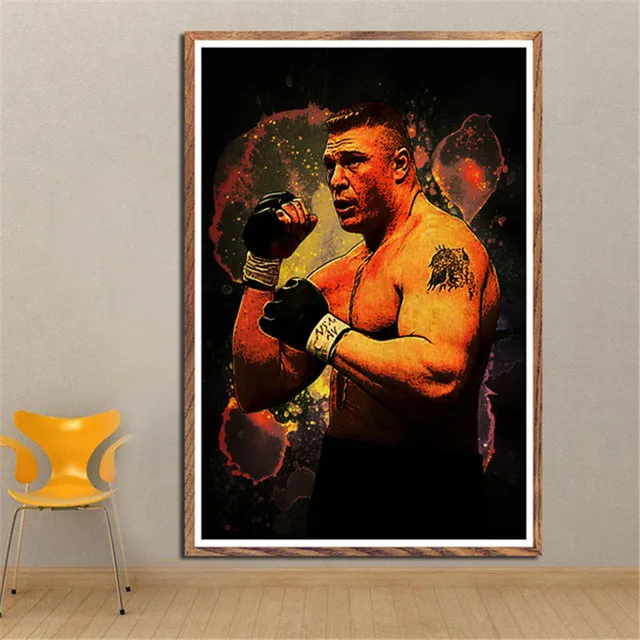 Boxing and Martial Arts Sports Athletes Artworks Printed on Canvas ...