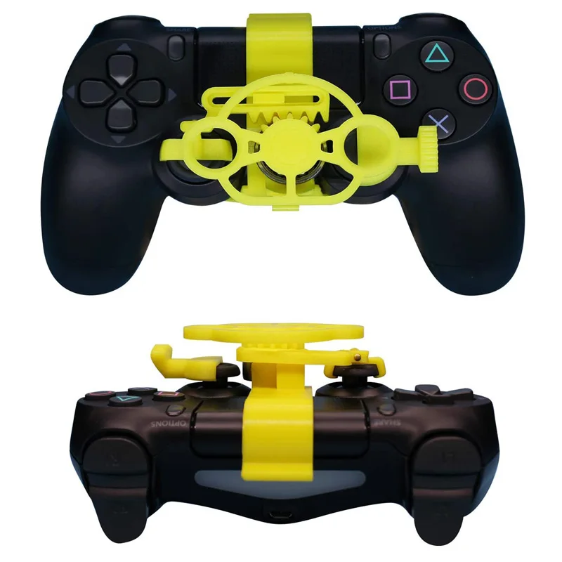 PS4 Enhanced Gaming Racing Wheel , 3D Printed Mini Steering Wheel add ...