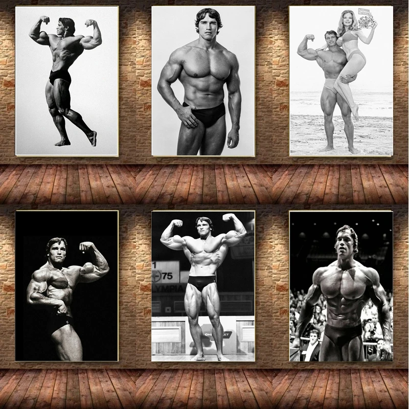 Muscle-Man-Arnold-Schwarzenegger-Bodybuilding-Fitness-Poster-Prints ...