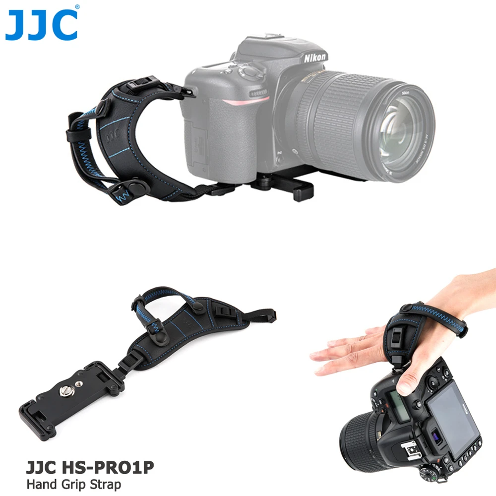 Jjc Adjustable Dslr Camera Strap Hand Grip Wrist Strap Holder For Nikon ...