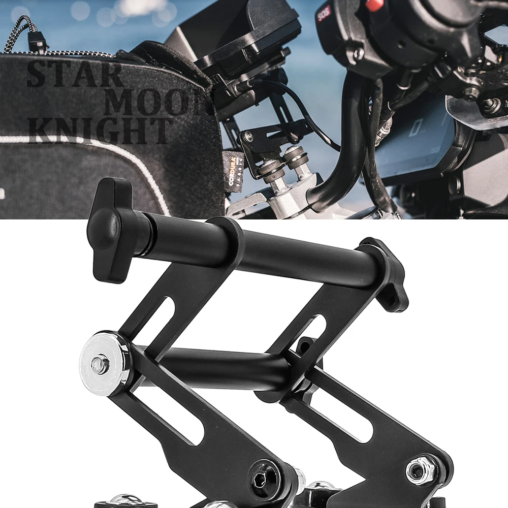 Motorcycle Adjustable Extend Phone Navigation Bracket GPS Plate Phone ...