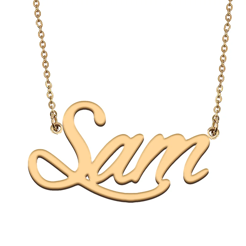 Sam buying Custom Name Necklace Customized