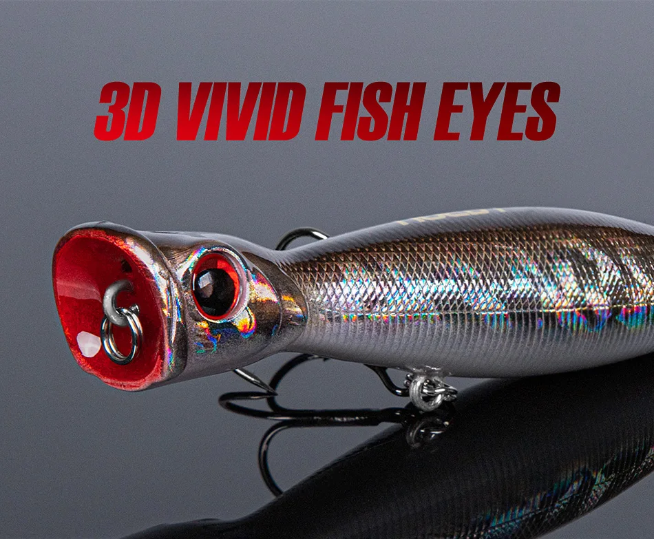 NOEBY 110F Jet Popper Fishing Lure 100mm 17g Topwater Popper Artificial ...
