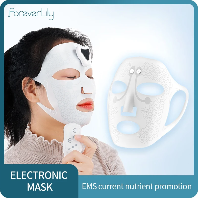Electric-Facial-Mask-Importer-EMS-Facial-Beauty-Device-Machine ...