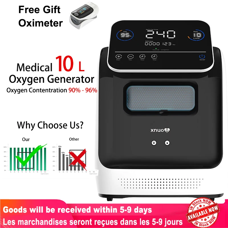 Xnuo-10-Liter-Concentrateur-D-Oxygene-10l-Litres-Oxygene-Concentrator ...