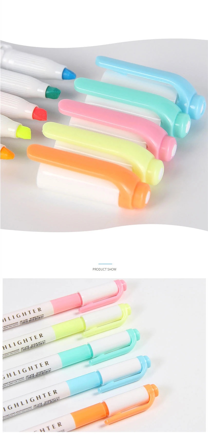 Stylo à surligneur Fluorescent à Double tête, 25 couleurs, Mildliner ...