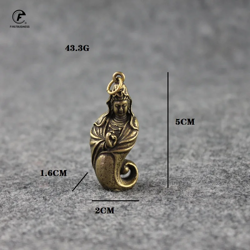 Estátua de buda de cobre, ornamento de suspensão, decoração de casa do ...