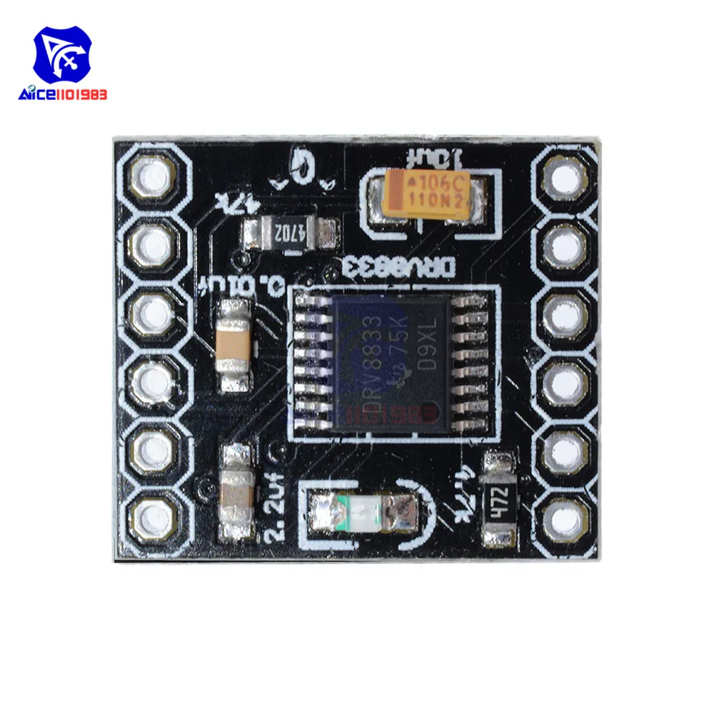 diymore DRV8833 Motor Drive Module 1.5A Dual H Bridge DC Gear Motor ...