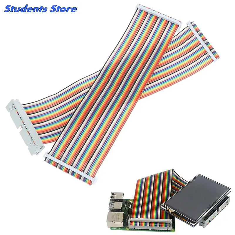 Raspberry Pi 40 Pin GPIO Cable Extension Wire for Raspberry Pi 4B/3B ...