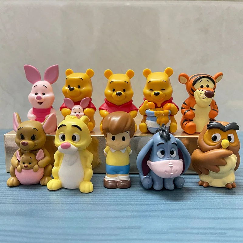 10pcs/set Cartoon Winnie The Pooh Family Cute Action Figure Toy Winnie ...