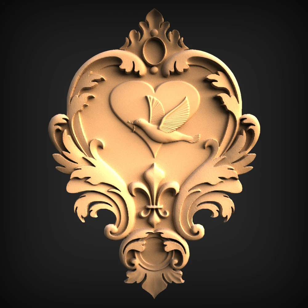 3D Stl Modell Szerelem Galamb A Cnc Útválasztóhoz Nyomtató Artcam ...