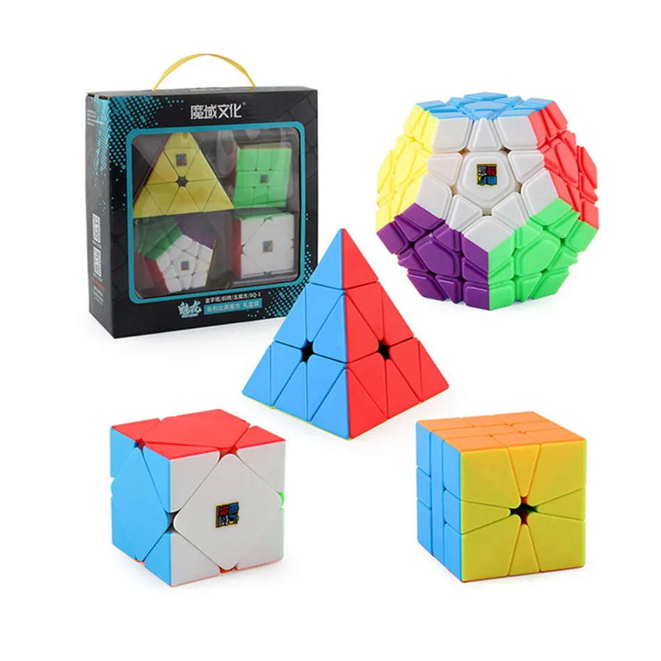 MoYu-Magic-Cube-Gift-Box-Skew-Pyramid-SQ1-Megaminx-Speed-Magic-Cube ...