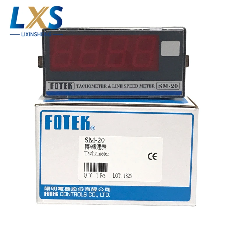 Fotek-Tachometer-Line-Speed-Meter-SM-20-Digital-Multifunction-Speed ...