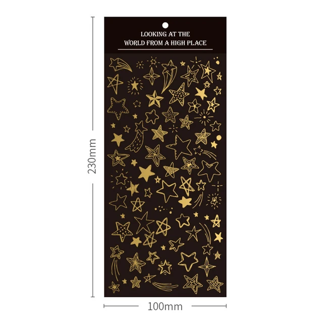 Gold Star Sticker Sheet