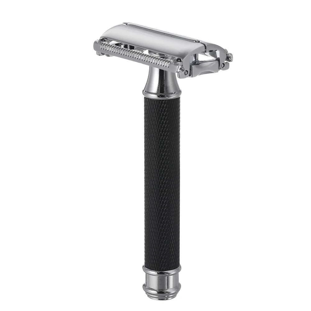 Double-Edge-Safety-Razor-Butterfly-Open-Mens-Shaving-Razor-Classic ...