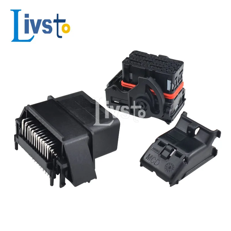 1-Set-48-Pin-Way-Molex-Ecu-Plastic-Automotive-Connector-Plug-Male ...