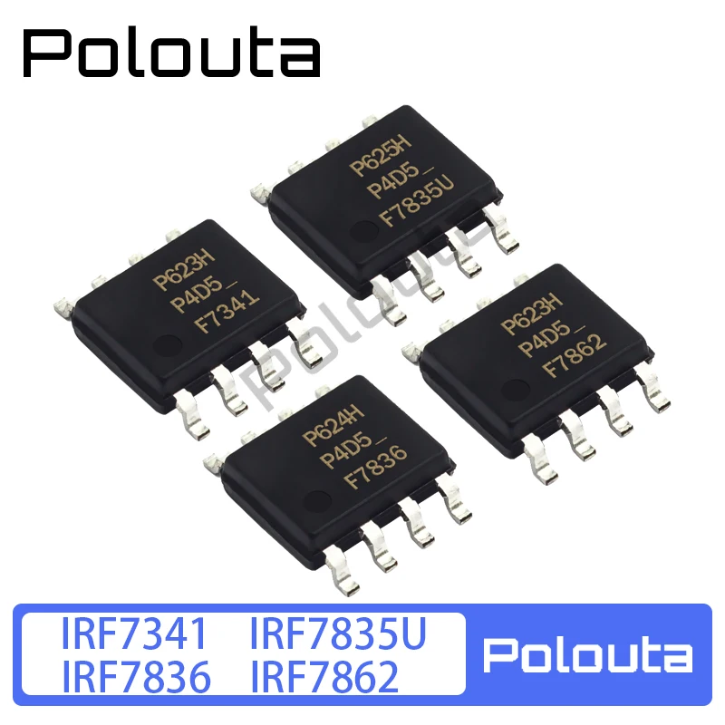 10 Pcs IRF7341 SOP8 전계 효과 트랜지스터 패치 다중 사양 부품 Arduino Nano DIY 전자 키트 무료 ...
