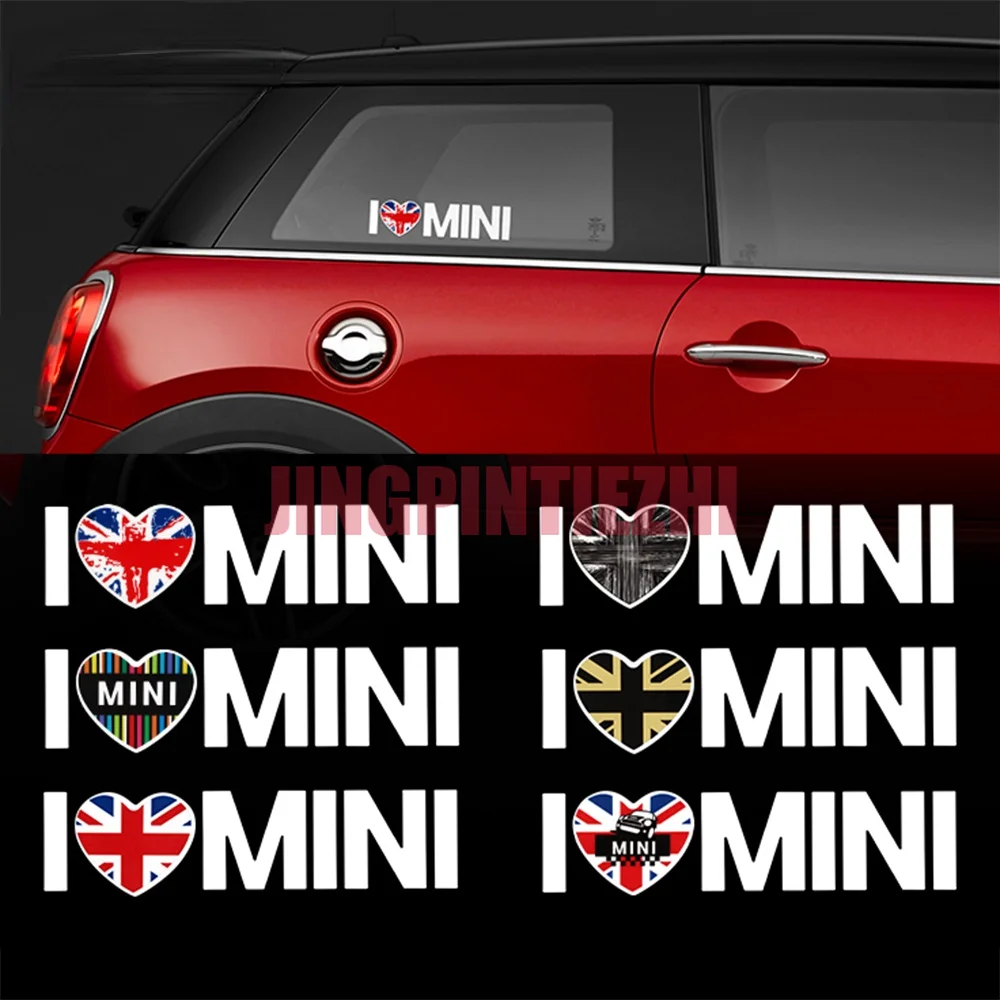 I Love Mini Sticker Decal for Mini Cooper Signs Car Sticker Decal Decor ...
