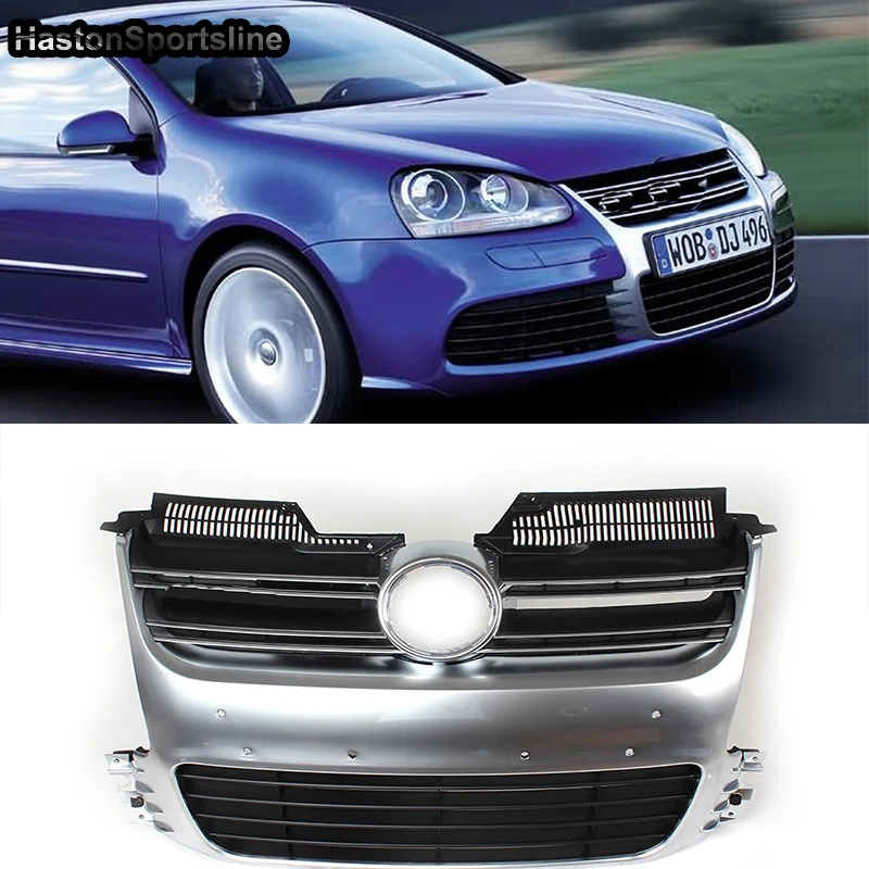 R32 MK5 Golf 5 Silver Front Racing Grills Engine Grill Grille For ...
