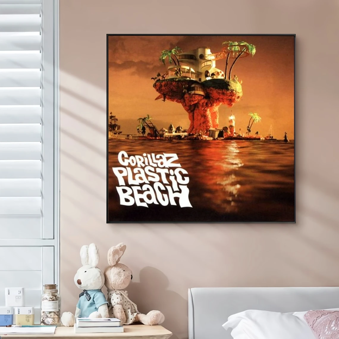 Gorillaz Plastic Beach Album Cover
