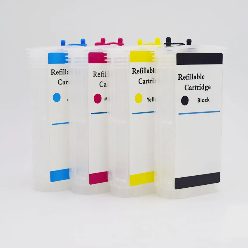 130ML-PC-10-82-Refillable-Ink-Cartridge-With-Arc-Chips-For-HP-Designjet ...