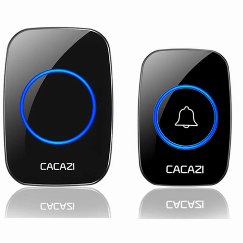 Home-Wireless-Doorbell-Smart-LED-Light-Calling-Bell-300M-Remote-Battery ...