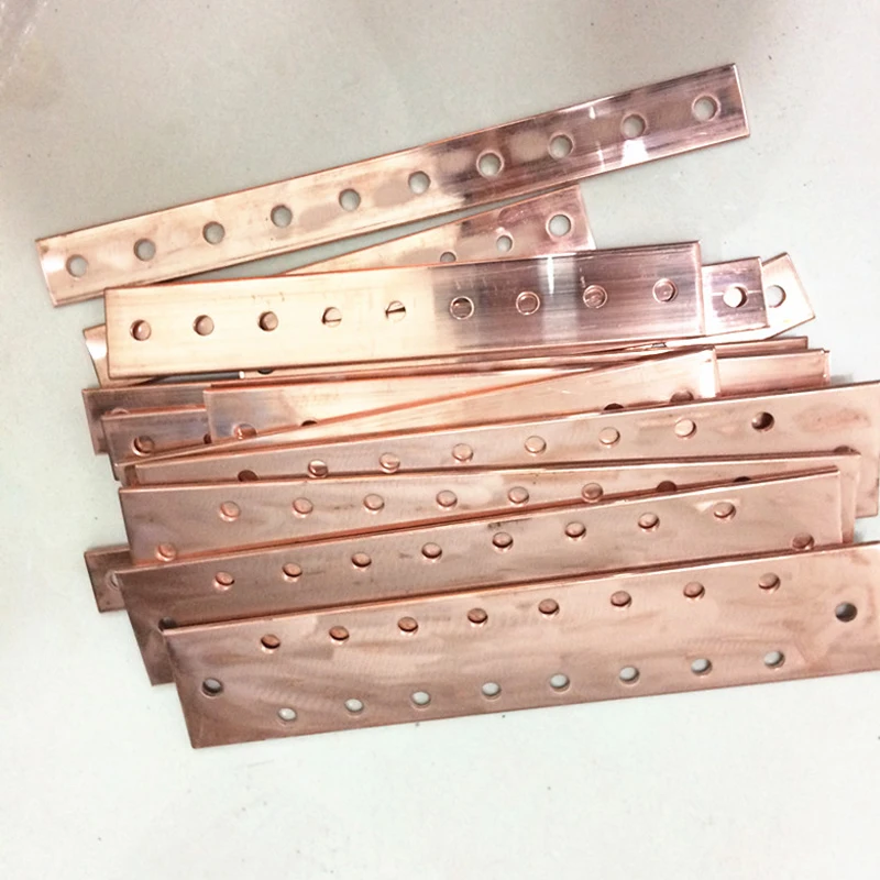 4*50*300 Tinned Copper Grounding Busbar Equipotential Battery Link Bar ...