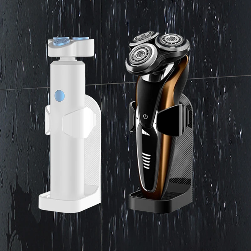 Electric-Shaver-Razor-Wall-Mounted-Holder-Traceless-Toothbrush-Stand ...