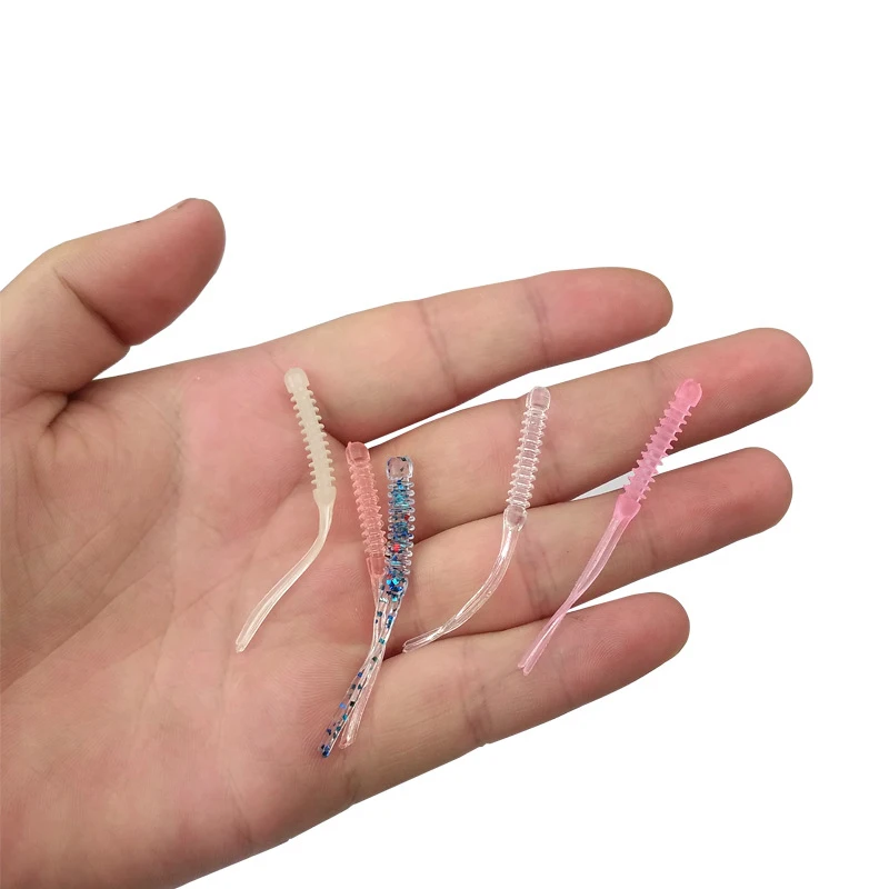 12pcs-set-Floating-Fishing-Lure-Soft-Bait-55mm-TPR-Soft-Worm-Swimbaits ...