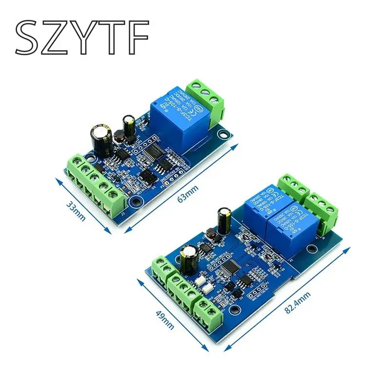 Modbus-rtu 1 Channel / 2-way Switch Input And Output Modules Relay ...