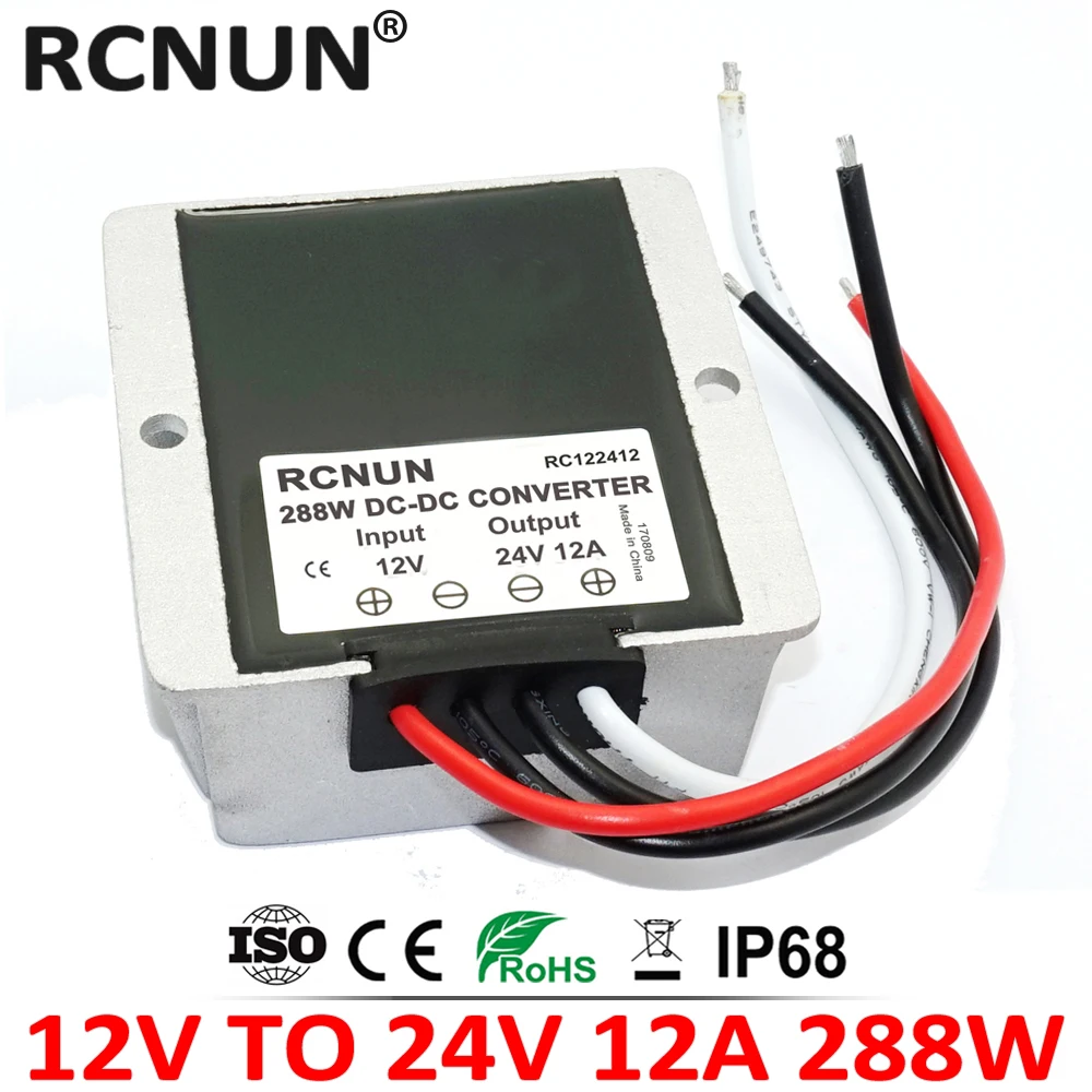Everything Is Solar™ 12V TO 24V 19V 1A 3A 5A 10A 12A 15A 20A Step-up ...