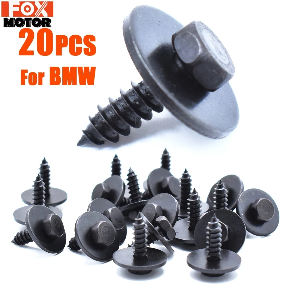 20X Hex Head Screws Washer Self Tapping Bolt Underbody Shields Splash ...