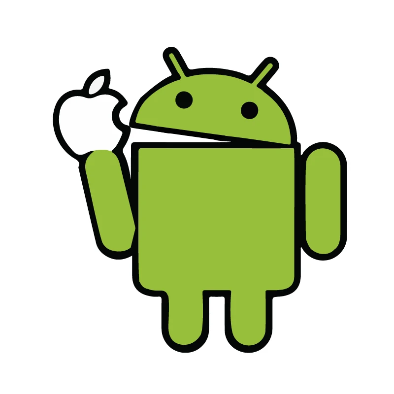 Funny Apple Logo Stickers