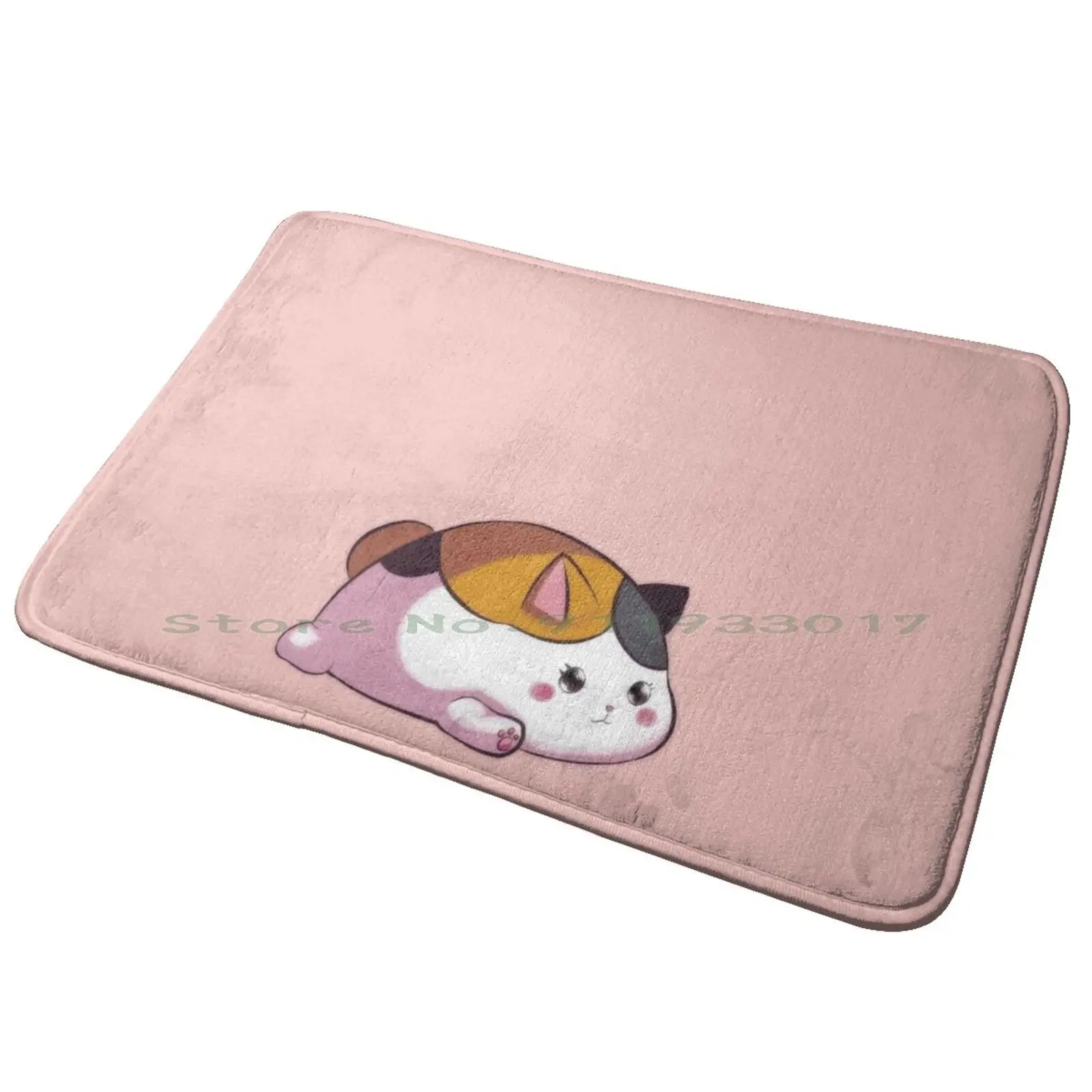 Fat Cat Entrance Door Mat Bath Mat Rug Final Fantasy Xiv Fat Cat Ffxiv ...
