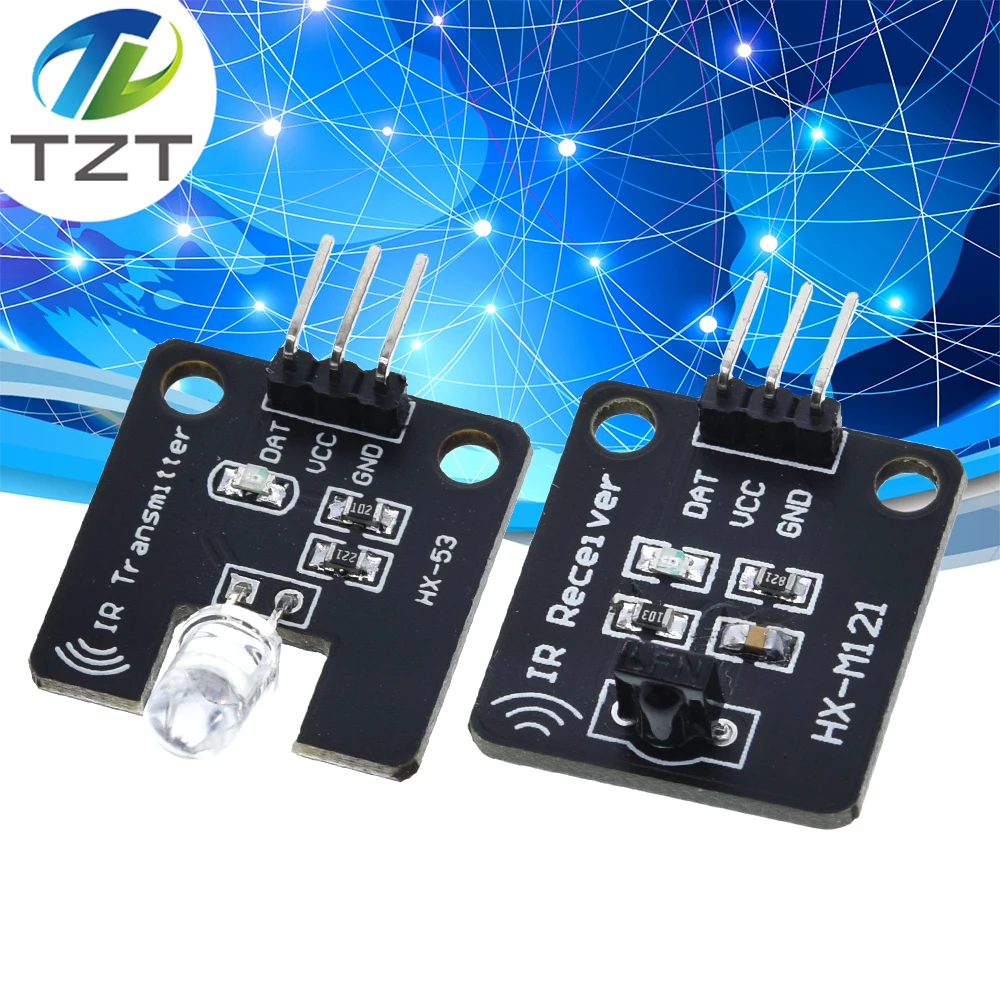 1 set/lote ir módulo transmissor infravermelho ir digital 38khz infravermelho receptor sensor ...