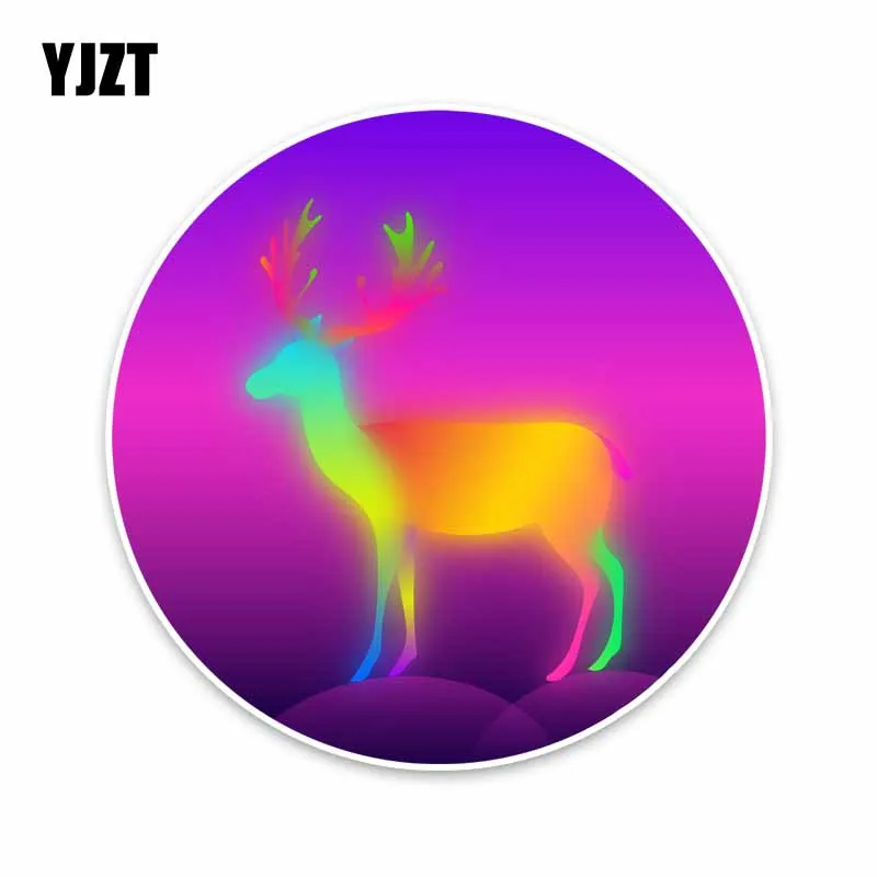 YJZT 11CM*11CM Dream Sika Deer PVC Colored Car Sticker Decals C29 0744 ...