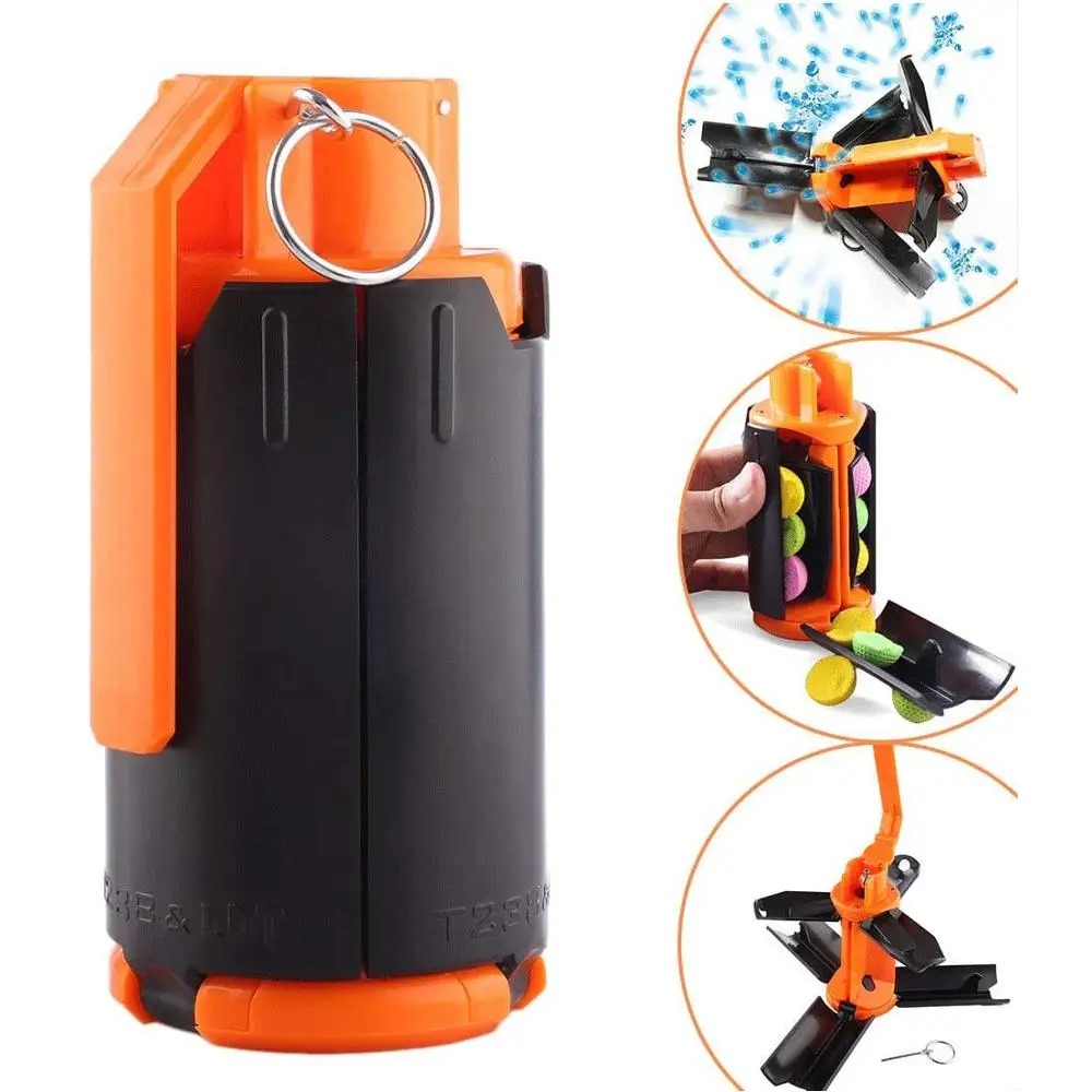 Paintball Cs Grenade Toy Tactical Plastic Modified Crystal Water Beads ...