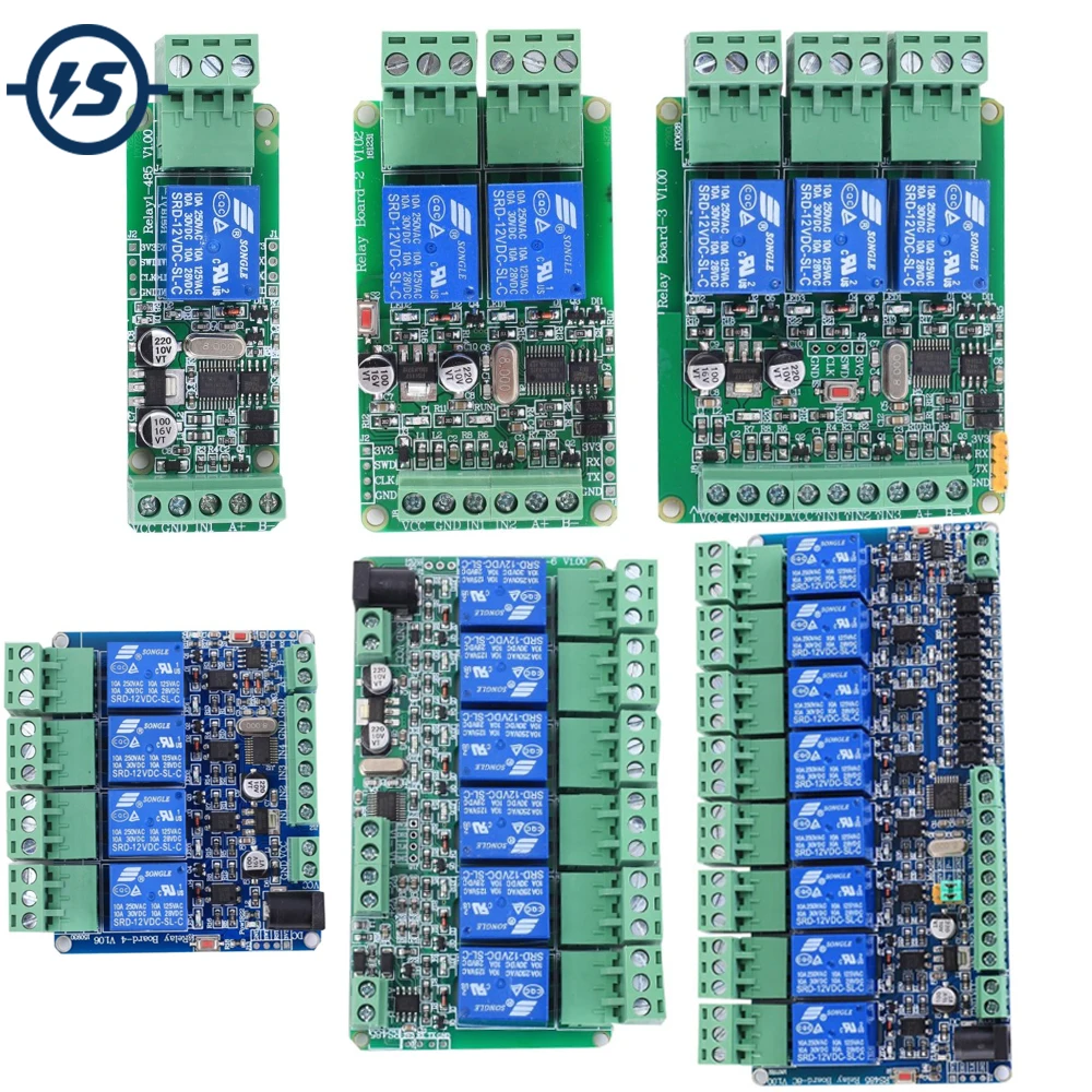 R4DCB08 8-channel RS485 DS18B20 Sensor Board MODBUS RTU, 41% OFF